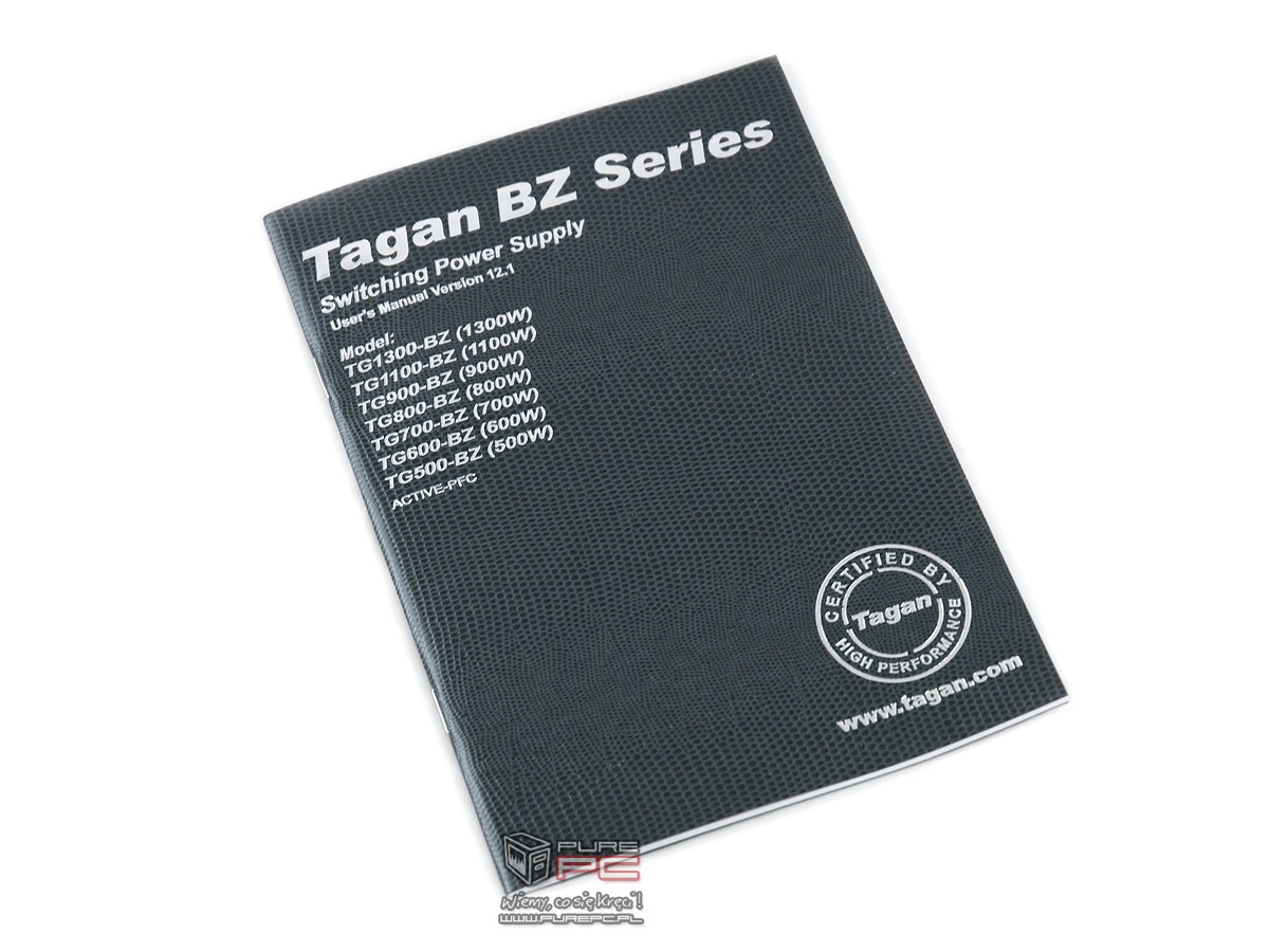 Tagan TG600 Below Zero 600W | PurePC.pl