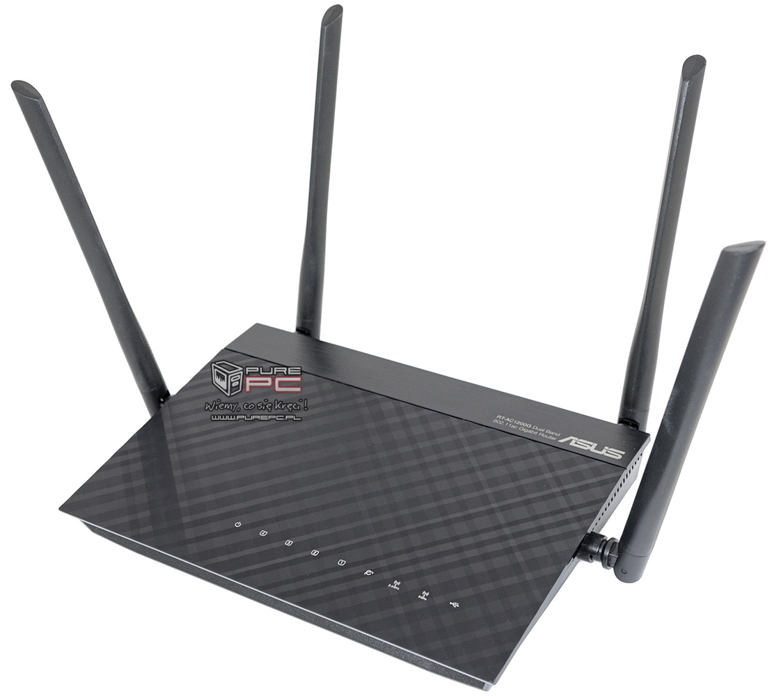Test ASUS RT-AC1200G+ - Niedrogi router 802.11ac | PurePC.pl