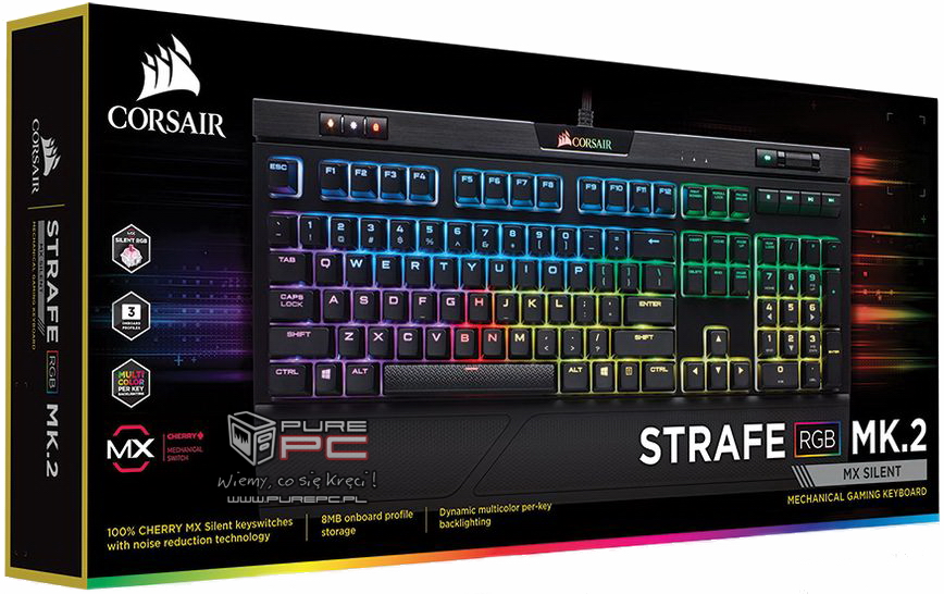 Test klawiatury Corsair Strafe RGB MK2 - Viva Cherry MX Silent! (strona ...