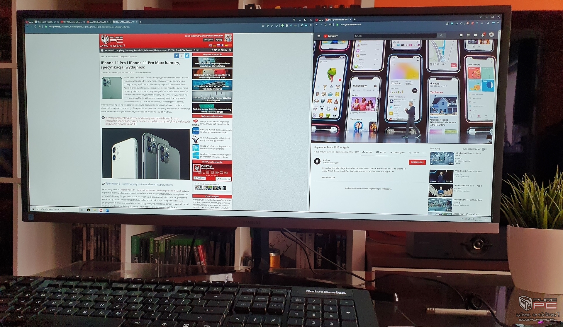 Monitor Samsung LS34J550 - Jak sprawuje się w wielozadaniowości ...