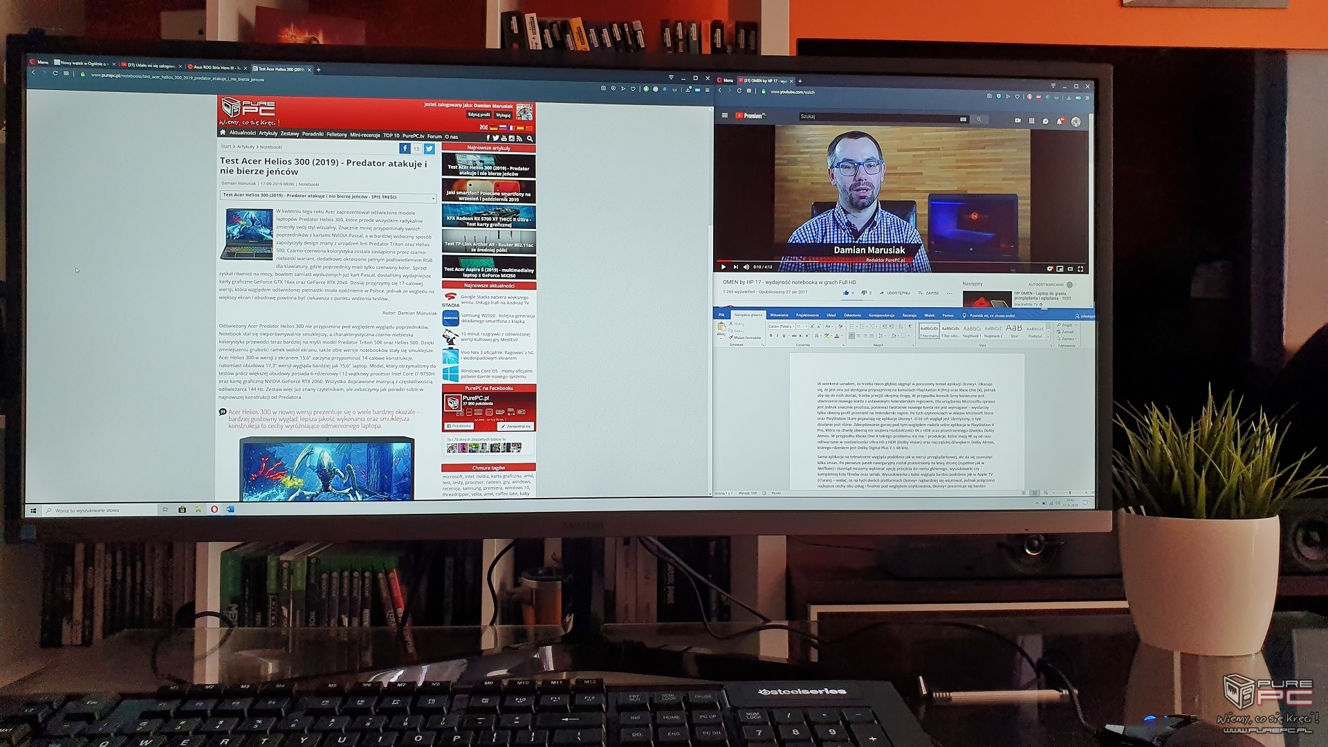 Monitor Samsung LS34J550 - Jak sprawuje się w wielozadaniowości ...
