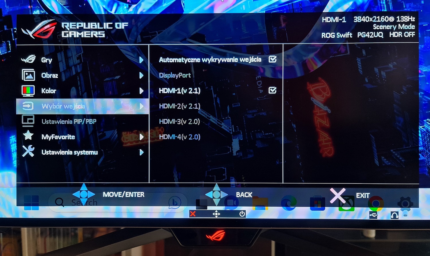 Test ASUS ROG Swift PG42UQ - Ogromny monitor dla graczy z ekranem 4K ...