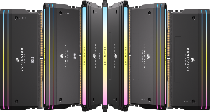 Test pamięci RAM DDR5 Corsair Dominator Titanium 7200 MHz CL34 ...