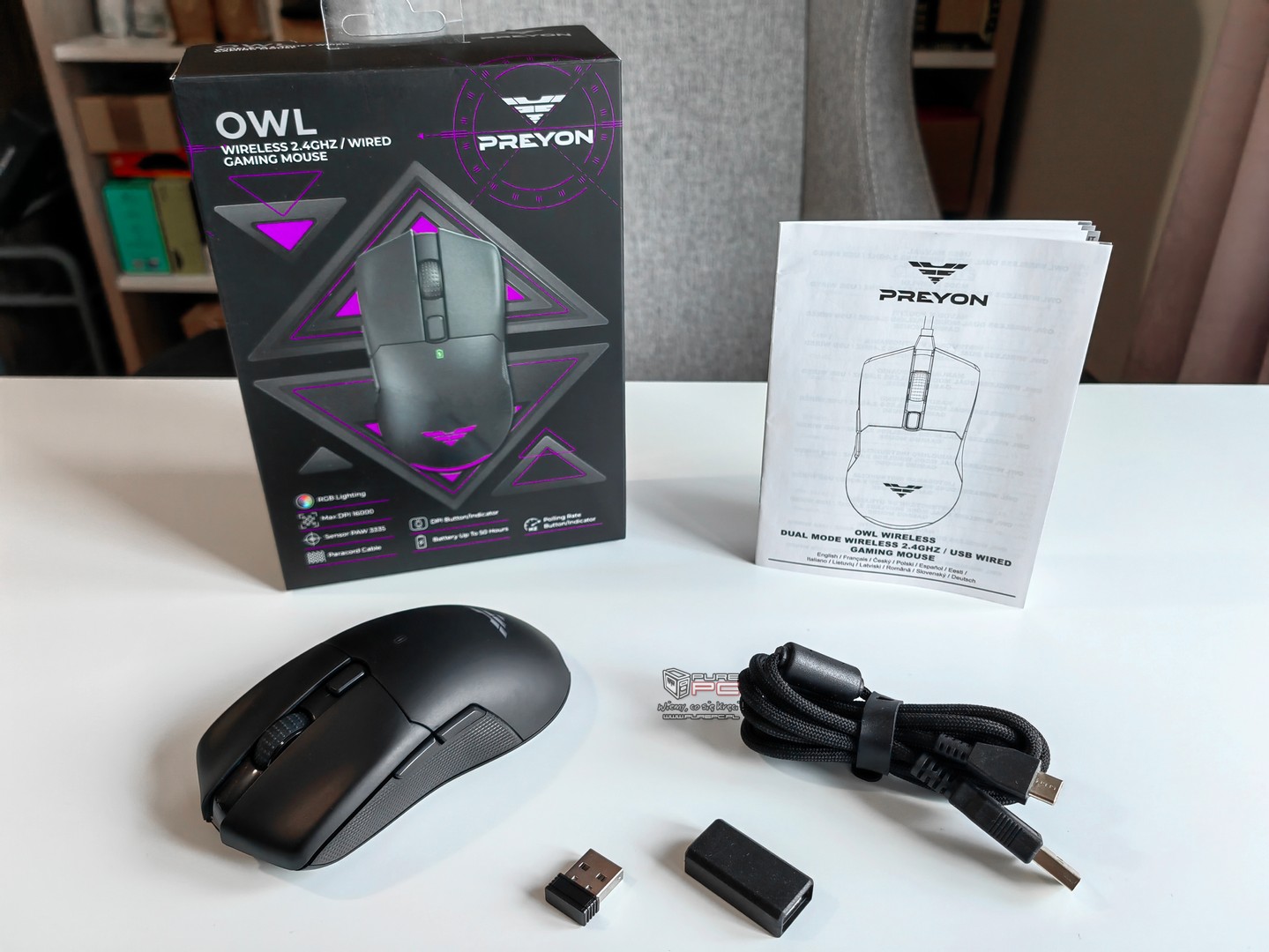 Test bezprzewodowej myszki Preyon Owl Wireless - Dobra propozycja z ...
