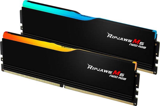 Test pamięci RAM DDR5 G.Skill Ripjaws M5 NEO RGB 6000 MHz CL28 - Dobry ...