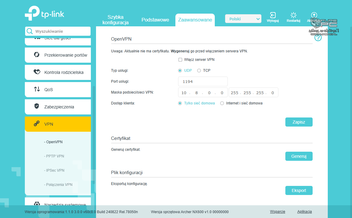 Test routera TP-Link Archer NX600 - reprezentant ciągle rosnącej grupy ...