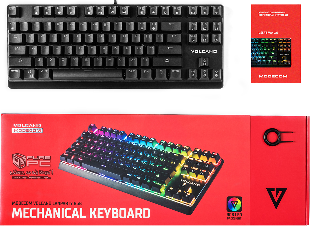 Modecom Volcano Lanparty RGB - Mechanik RGB za 250 złotych | PurePC.pl