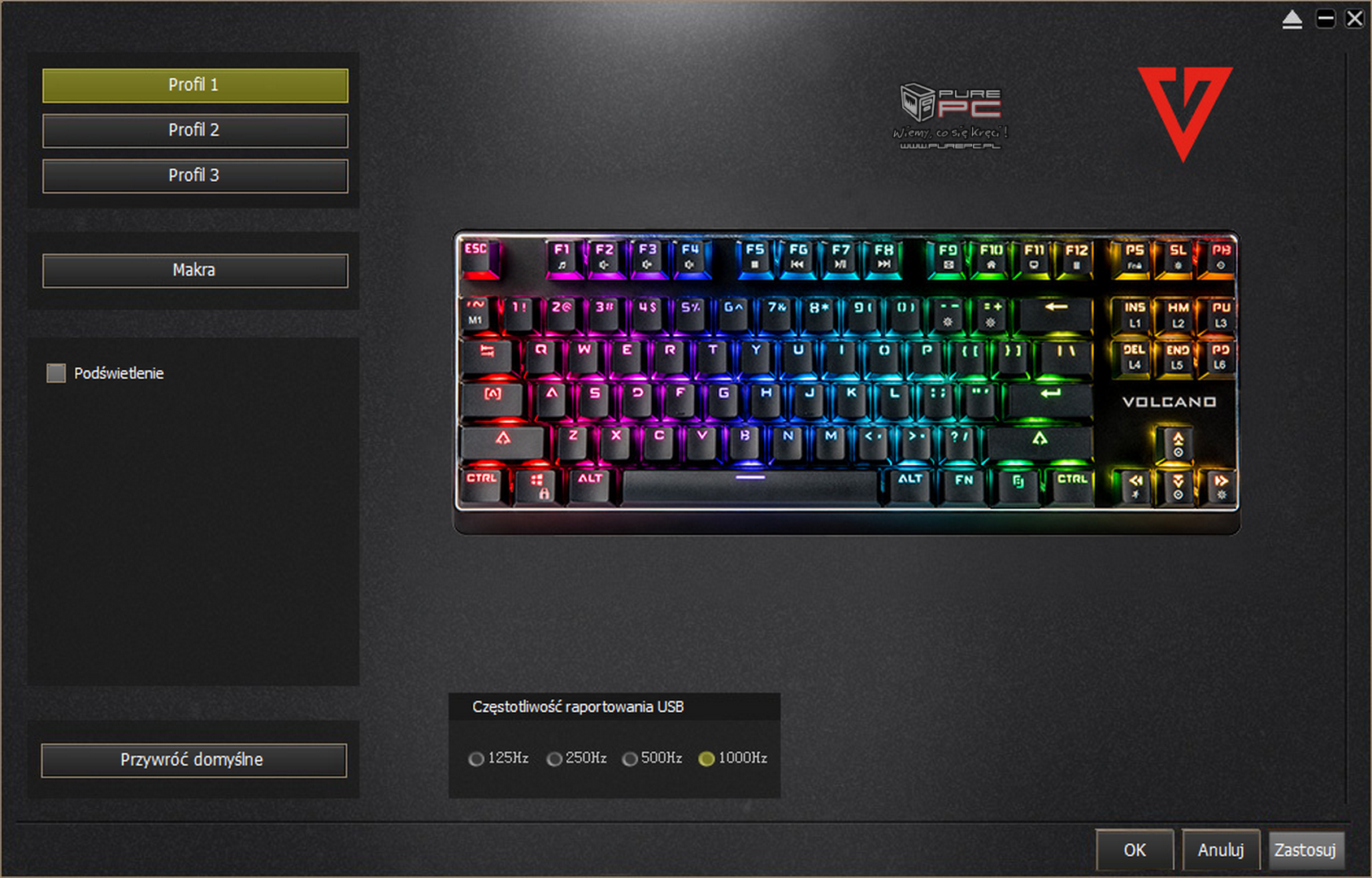 Modecom Volcano Lanparty RGB - Mechanik RGB za 250 złotych | PurePC.pl