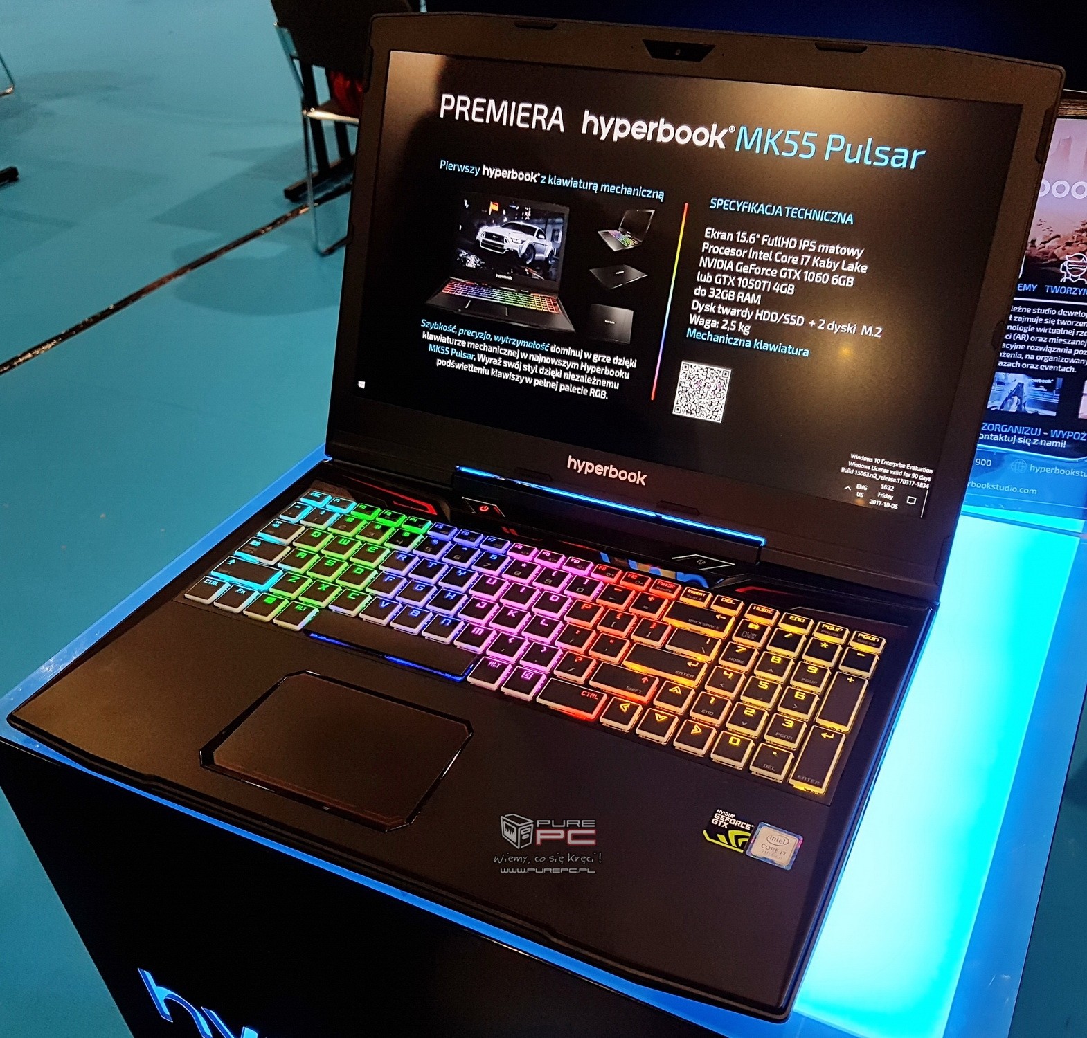 Hyperbook MK55 Pulsar - pierwsze wrażenia z użytkowania | PurePC.pl