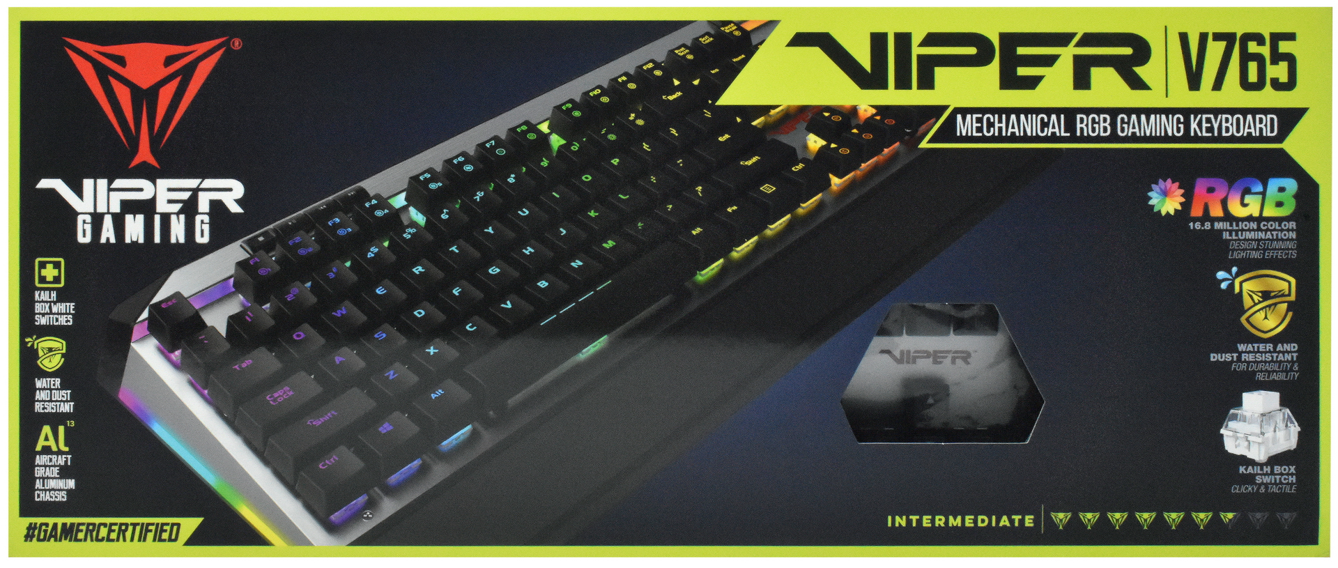 Test Patriot Viper V765 - Mechaniczna klawiatura z Kailh White Box ...