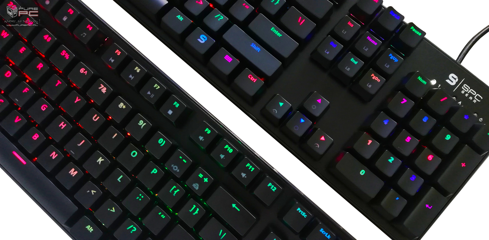 Test SPC Gear GK540 Magna Kailh Red RGB - po polsku i niedrogo | PurePC.pl