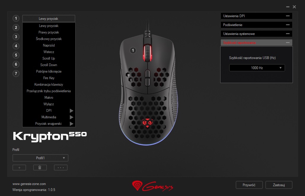 Test myszy Genesis Krypton 550 - ażurowy gryzoń dla oszczędnych (strona ...