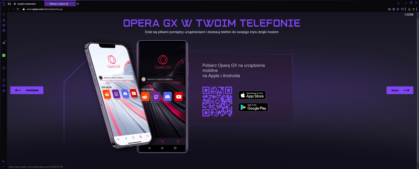 Opera GX - przeglądarka dla graczy, która wznosi personalizację na nowy ...