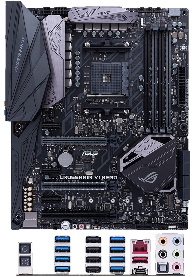 ASUS ROG Crosshair VI Hero X370 - Oficjalna specyfikacja | PurePC.pl