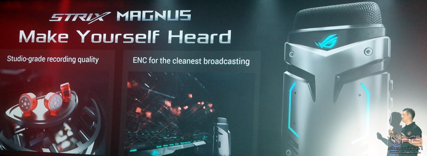ASUS ROG Strix Magnus - pierwszy mikrofon z LED RGB | PurePC.pl