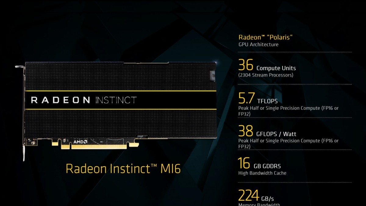 Premiera akceleratorów AMD Radeon Instinct MI25, MI8 i MI6 | PurePC.pl