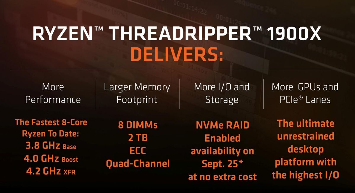 AMD Ryzen Threadripper 1900X - debiutuje nowy chip HEDT | PurePC.pl