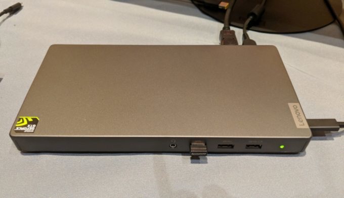 CES 2018: Lenovo Thunderbolt 3 Docking z kartą GTX 1050 | PurePC.pl