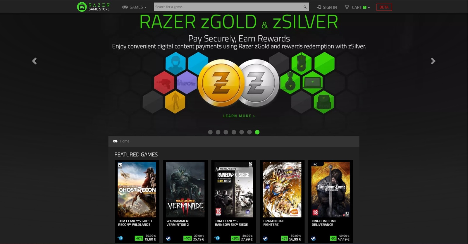 Razer Game Store - producent peryferiów otwiera sklep z grami | PurePC.pl