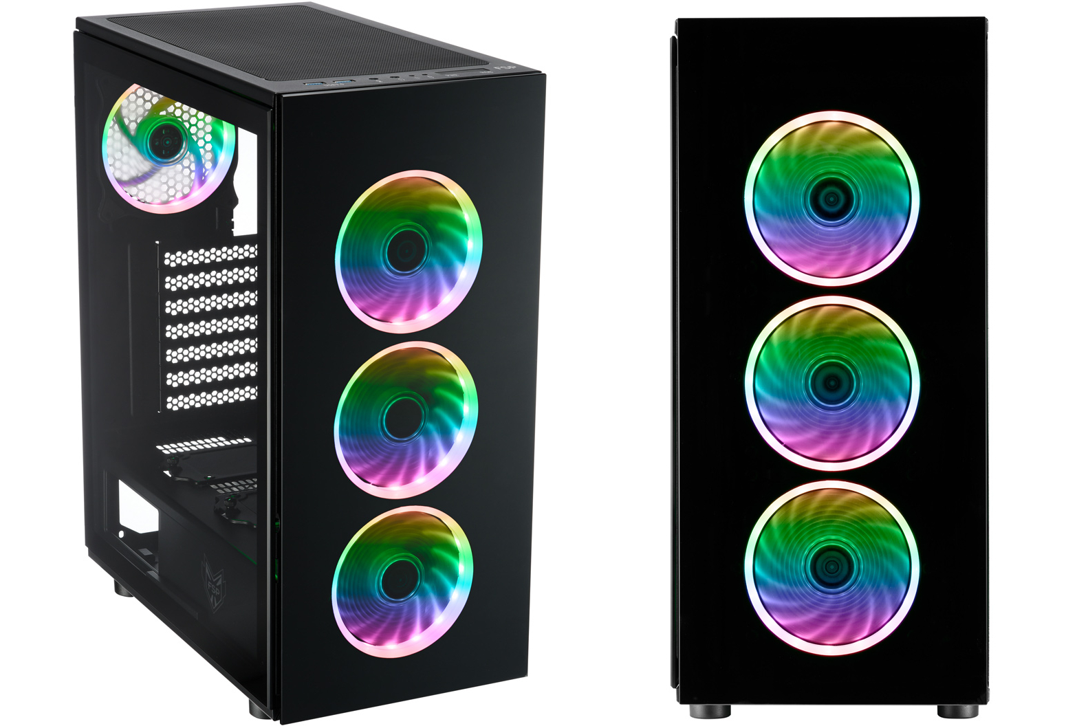 Obudowa FSP CMT340 - RGB LED i hartowane szkło w jednym | PurePC.pl