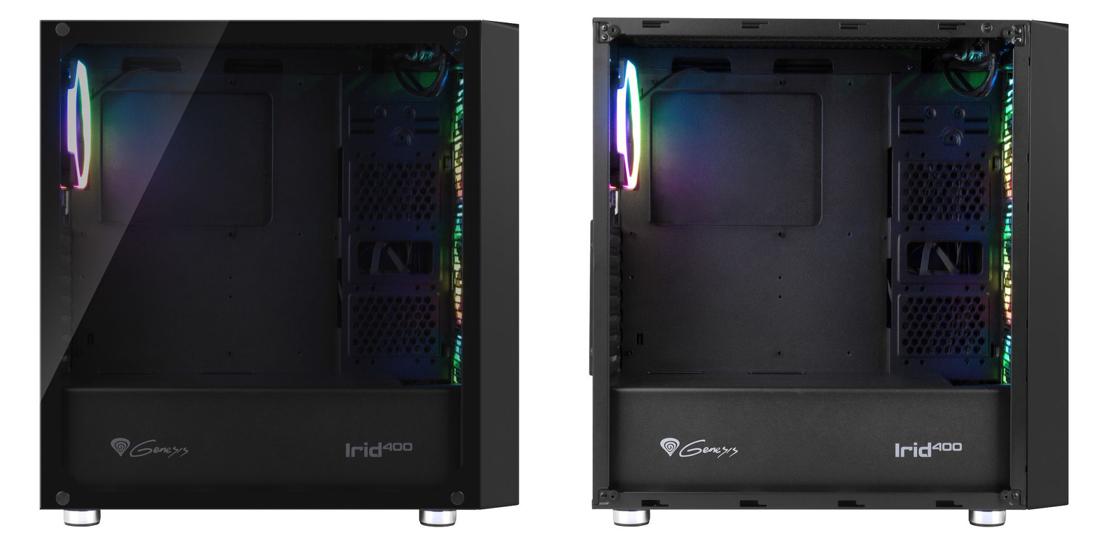 Genesis Irid 400 RGB: obudowa z oświetleniem na pilota | PurePC.pl