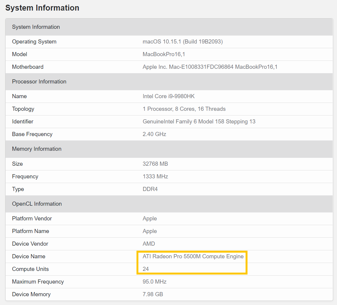 AMD Radeon Pro 5500M - dopakowana wersja Navi 14 w laptopach | PurePC.pl