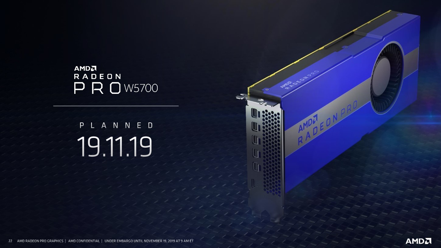 AMD Radeon Pro W5700 - nowa karta graficzna dla profesjonalistów ...