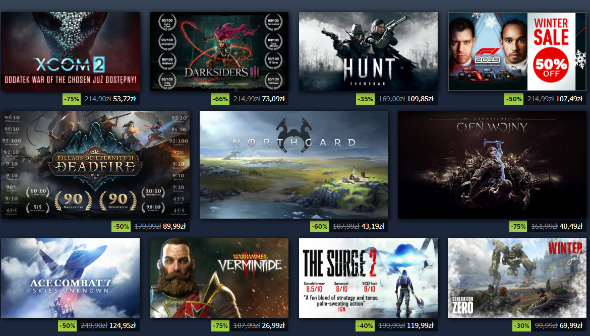 Wyprzedaż gier Steam Winter Sale. Przegląd najciekawszych ofert | PurePC.pl