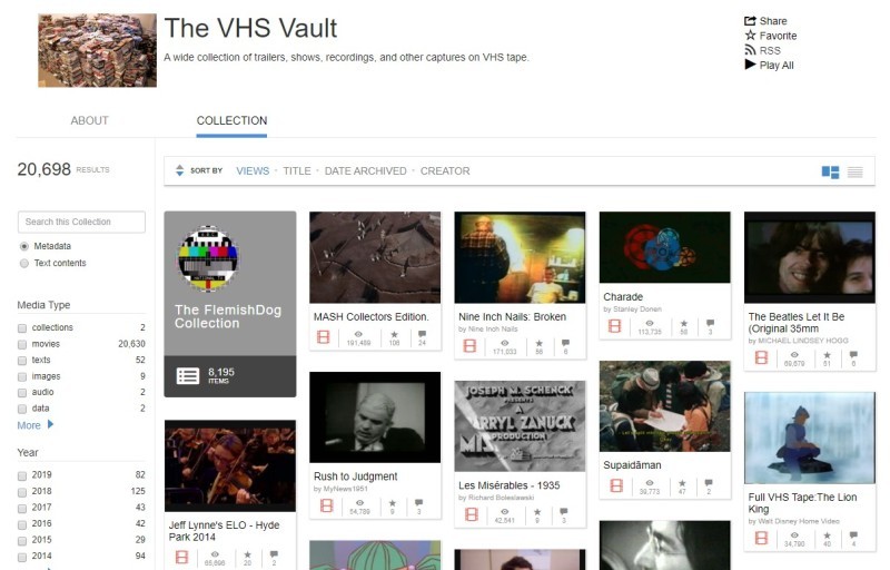 W Internet Archive zdigitalizowano już ponad 20000 kaset VHS | PurePC.pl