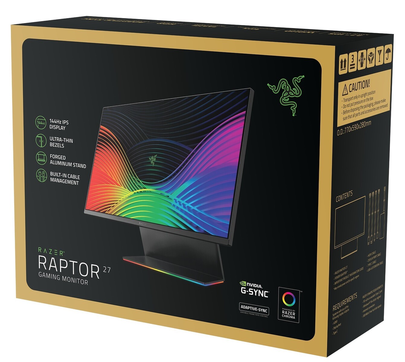 Monitor Razer Raptor o ciekawym wyglądzie trafił do sklepów | PurePC.pl