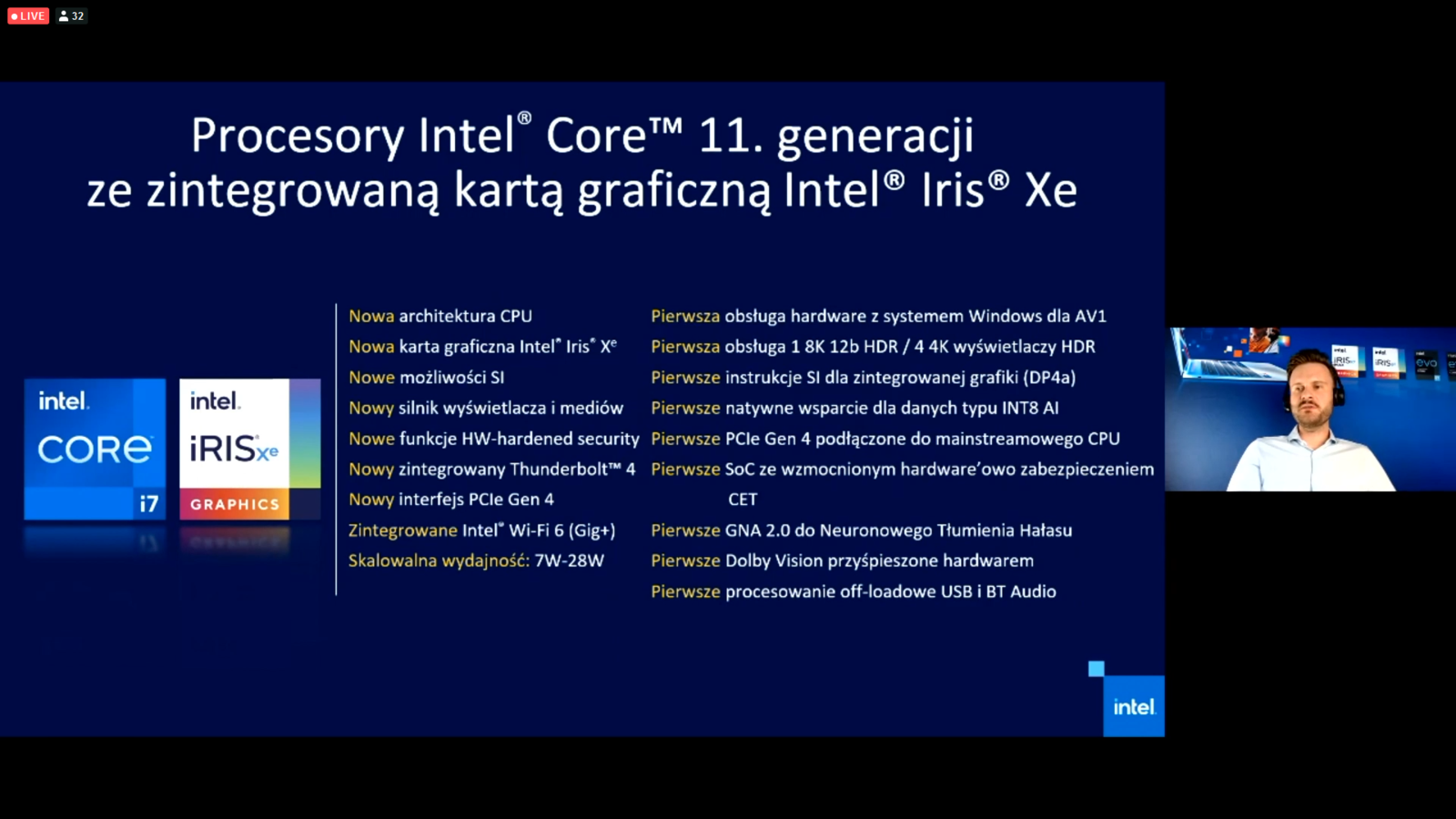 Intel Tiger Lake - polska premiera procesorów Willow Cove | PurePC.pl