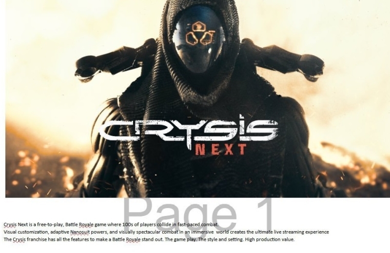 Crysis Next - battle royale i kolejne remastery mogą być w produkcji ...