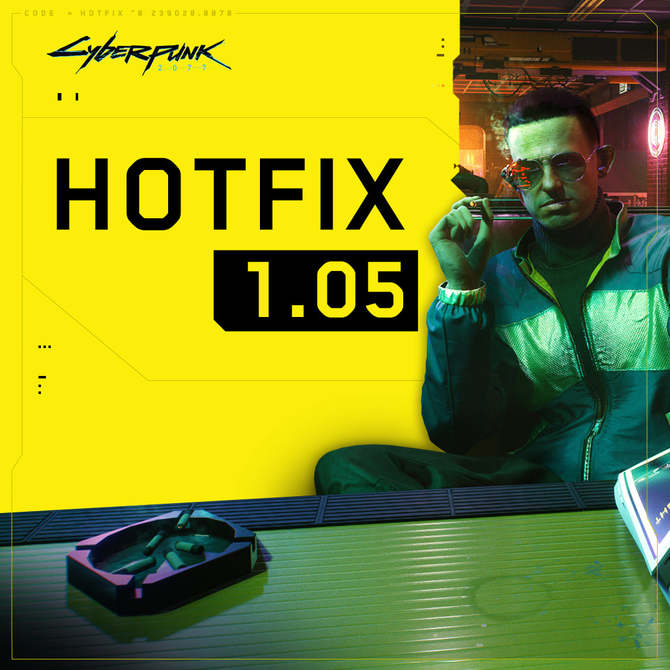 Cyberpunk 2077 z patchem 1.05 - dalsze poprawki na konsolach oraz PC ... Cyberpunk 2077 z patchem 1.05 - dalsze poprawki na konsolach oraz PC ...