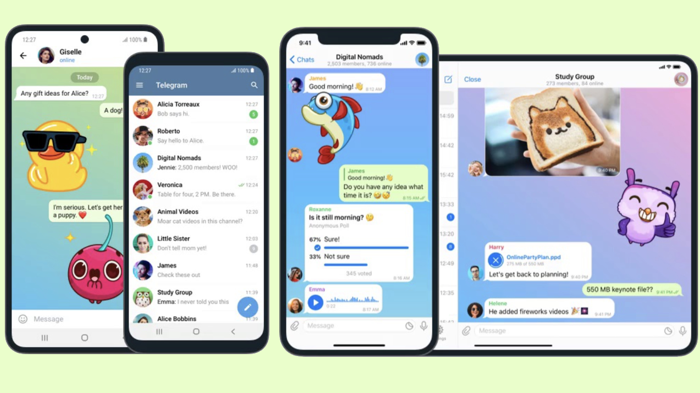 Telegram otrzyma nowe płatne funkcje dla zaawansowanych użytkowników i ... Telegram otrzyma nowe płatne funkcje dla zaawansowanych użytkowników i ...