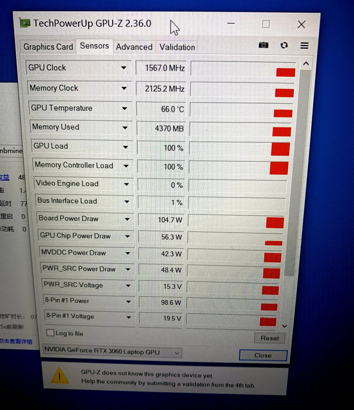 NVIDIA GeForce RTX 3060 Laptop GPU radzi sobie dobrze z kopaniem ...