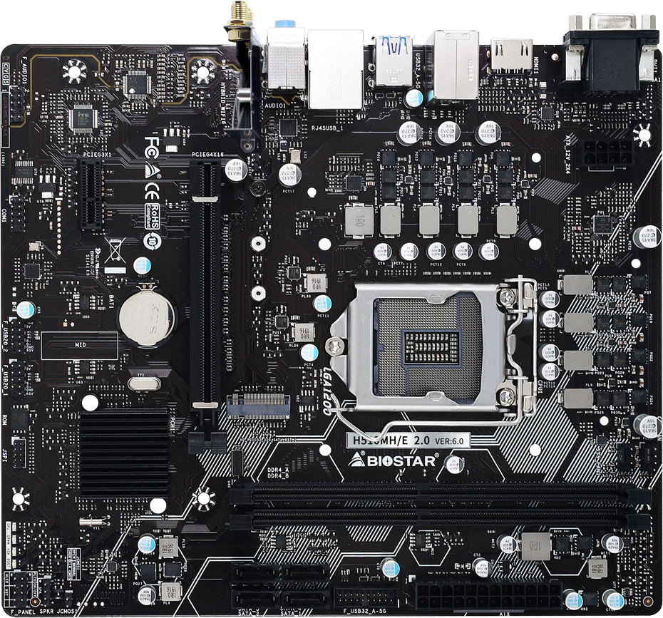 Biostar H510MH/E i H510MX/E - Budżetowe płyty główne w formacie Micro ... Biostar H510MH/E i H510MX/E - Budżetowe płyty główne w formacie Micro ...