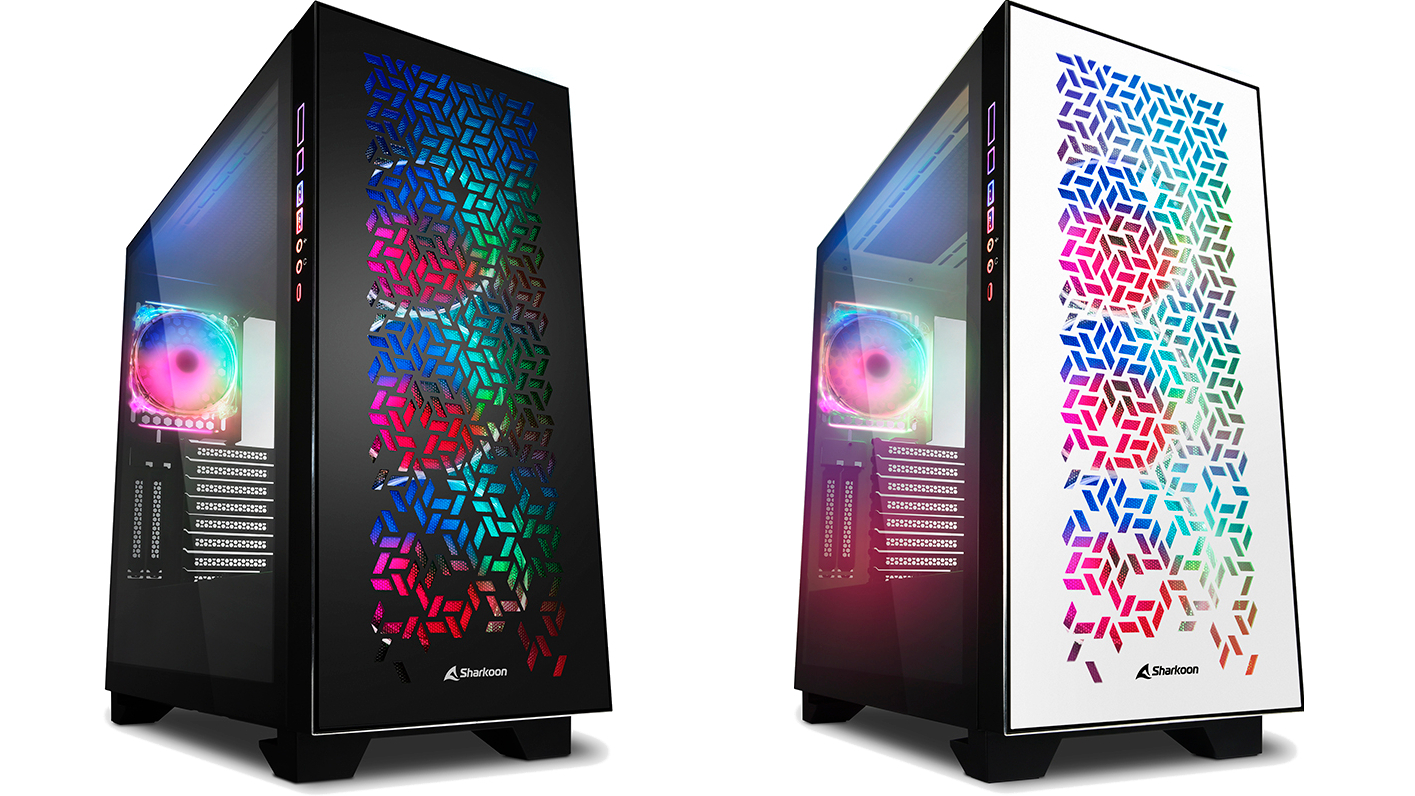 Sharkoon ELITE SHARK CA300H - Obudowa oferująca dwa szklane panele ...