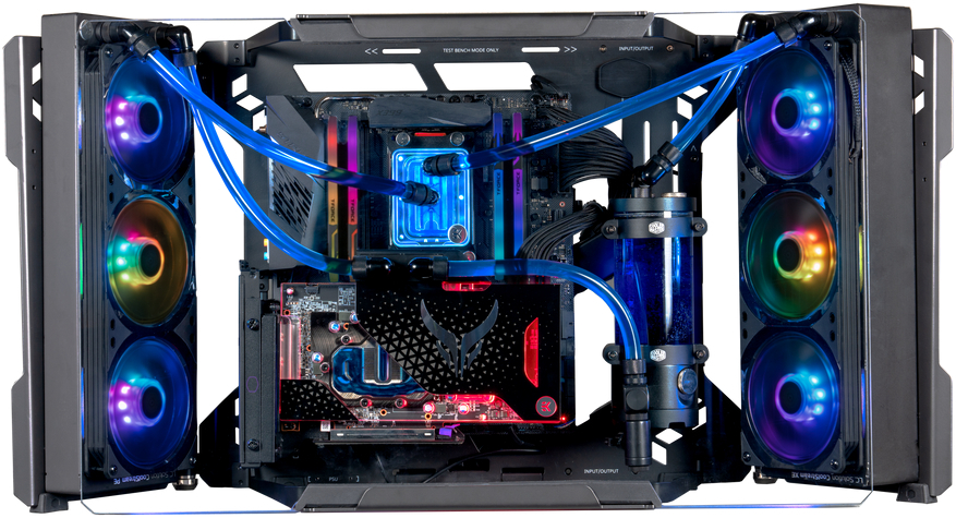 Cooler Master MasterFrame 700 - Otwarta obudowa z oknem z hartowanego ...