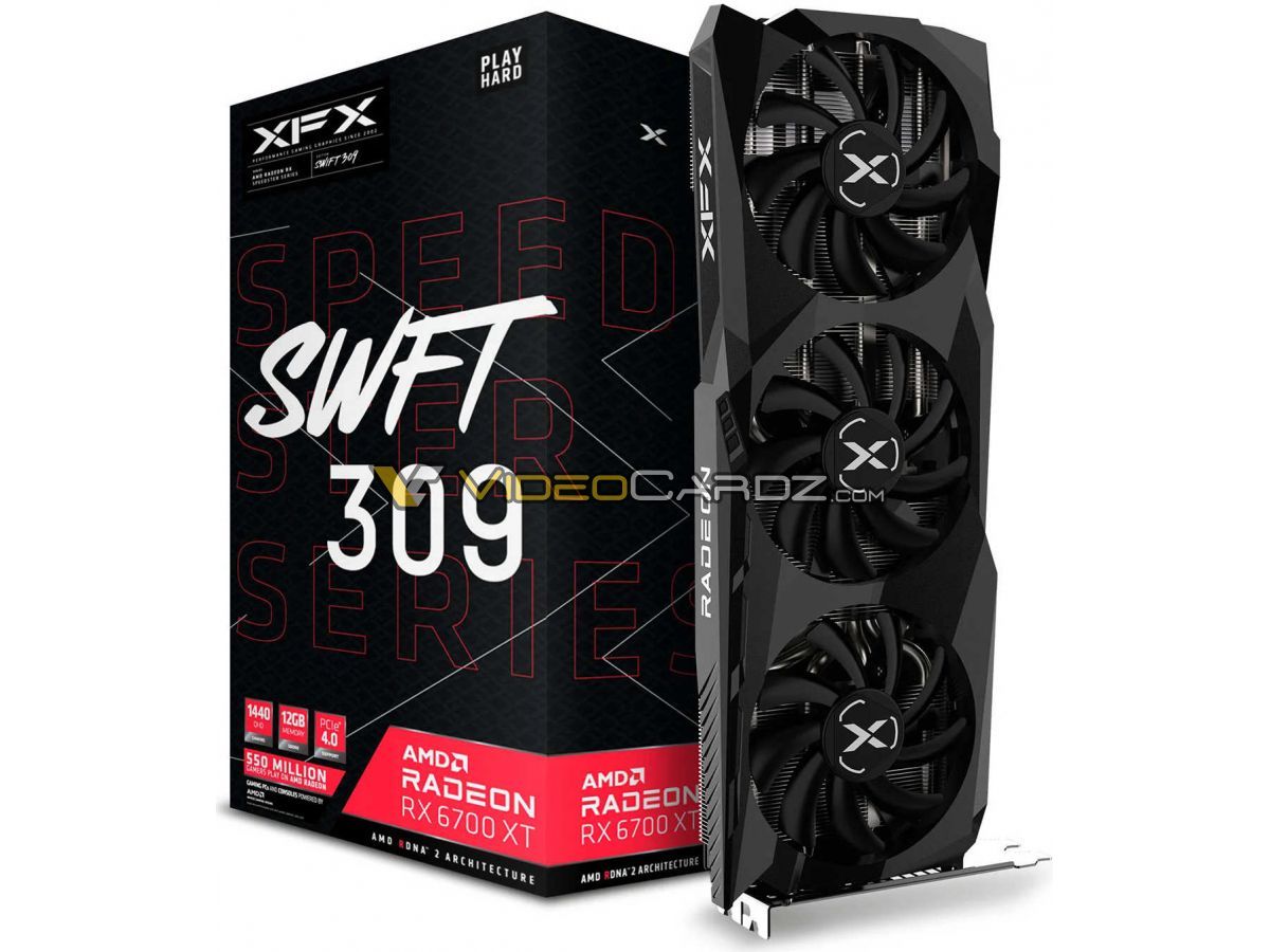 XFX Radeon RX 6700 XT Speedster SWFT309 - kolejny niereferencyjny układ ...