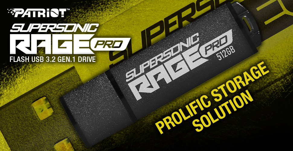 Patriot Supersonic Rage Pro USB 3.2 Gen. 1 - Nowy, aluminiowy pendrive ...