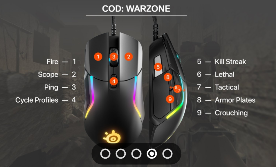 SteelSeries Rival 5 - Uniwersalna mysz z sensorem TrueMove Air ...