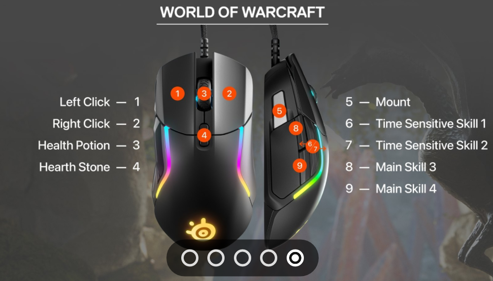 SteelSeries Rival 5 - Uniwersalna mysz z sensorem TrueMove Air ...