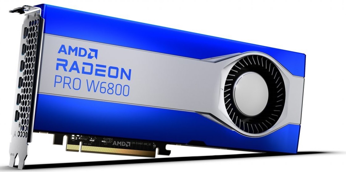 AMD Radeon Pro W6800, Radeon Pro W6600, Radeon Pro W6600M - nowe układy ...