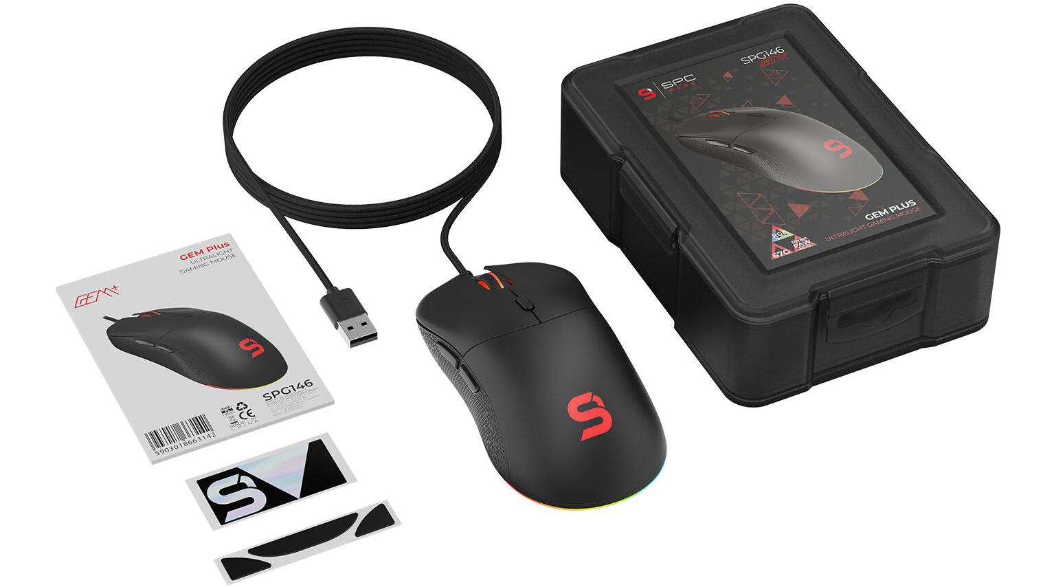 SPC Gear GEM Plus – przyzwoicie wyceniona mysz z sensorem PixArt PMW ...