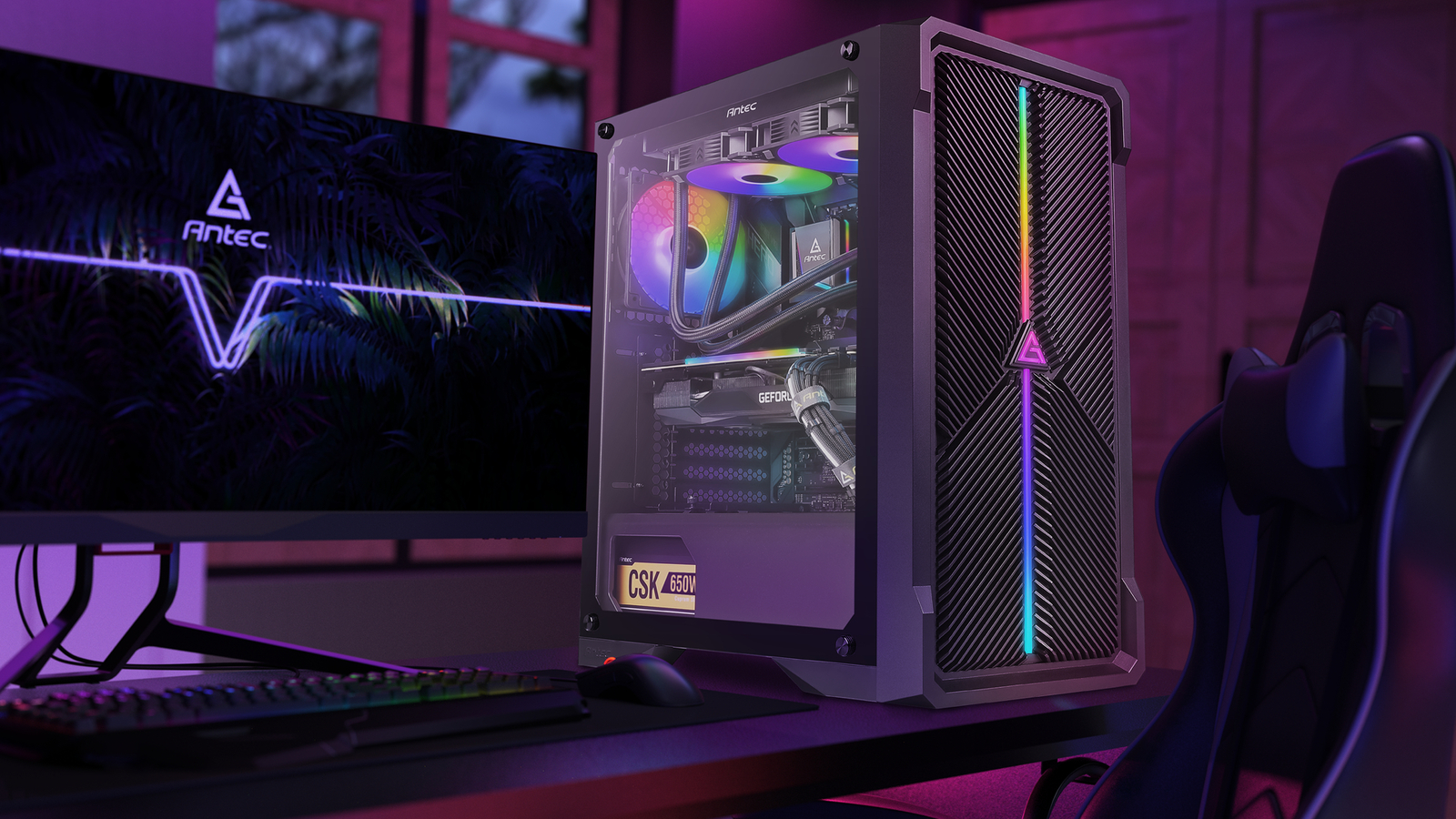 Antec NX420 - Przewiewna obudowa typu Mid Tower z futurystycznym ...