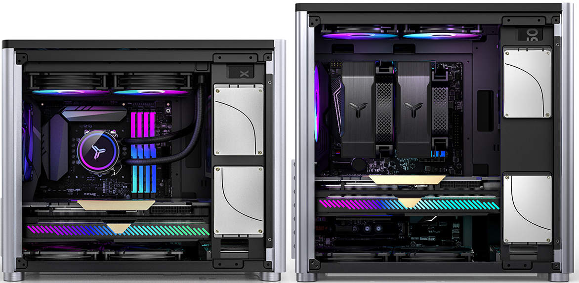 Jonsbo D30 i D40 - Dwie obudowy wykonane ze szczotkowanego aluminium i ...