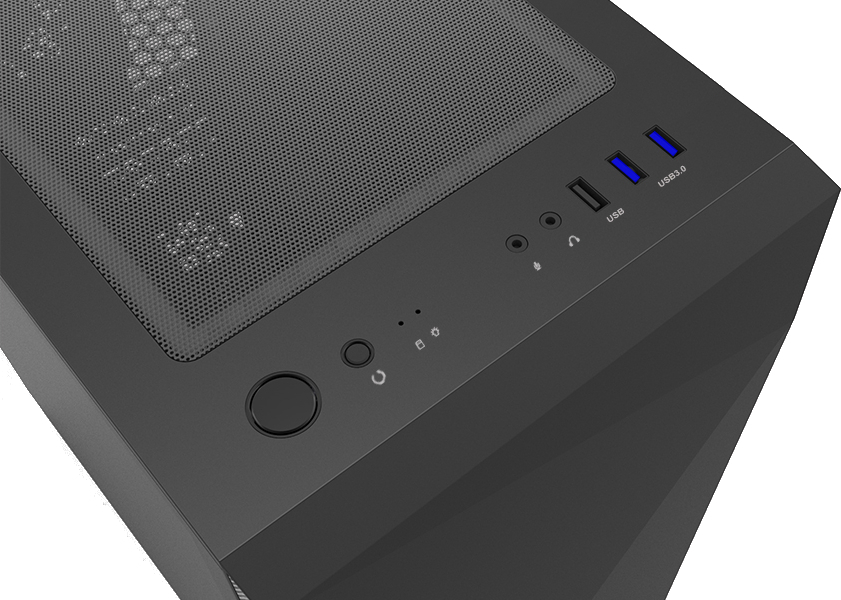 Zalman Z1 Iceberg Black - Stonowana obudowa z oknem z hartowanego szkła ...