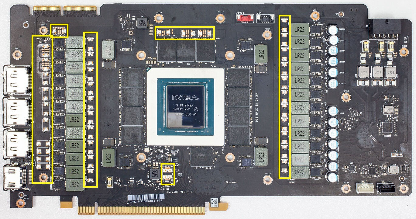 NVIDIA GeForce RTX 3090 Ti - projekty PCB topowej karty graficznej ...