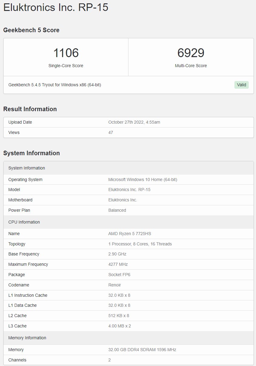 AMD Ryzen 5 7725HS - 8-rdzeniowy procesor Zen 2 dla laptopów pojawił ...