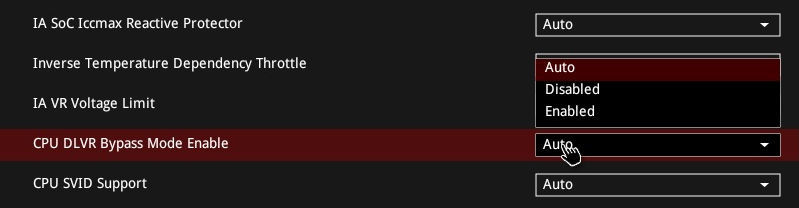 Intel DLVR - BIOS od firmy ASUS zawiera ślady funkcji dla chipów Raptor ...